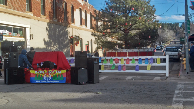 The stage is set for the Parade of Lights and tree lighting — Northern ...