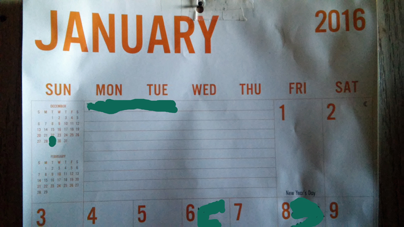 Calendars turn to 2016. Government officials unable to intercede ...