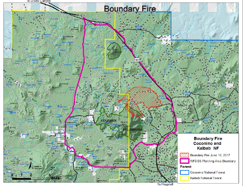 Boundry fire burns over 4000 acres — Northern Arizona GazetteNorthern ...