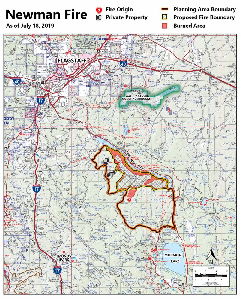 Aerial ignitions successful on Newman Fire — Northern Arizona ...