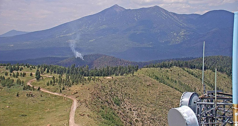 Museum Fire shows smoke, poses no threat — Northern Arizona ...